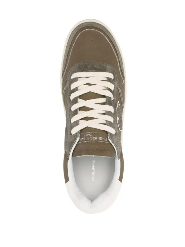 Philippe Model Logo-patch Sneakers - Green