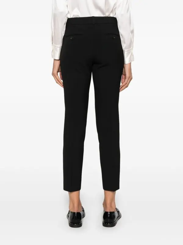 Peserico Pressed-crease Trousers - Black