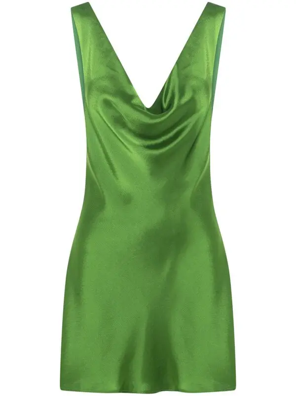 slim fit dress slacks GRETEL DRESS (EVERGREEN) – ANNA QUAN main image 0