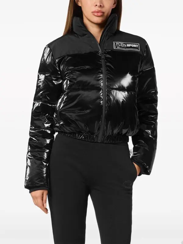PLEIN SPORT Logo-print Puffer Jacket