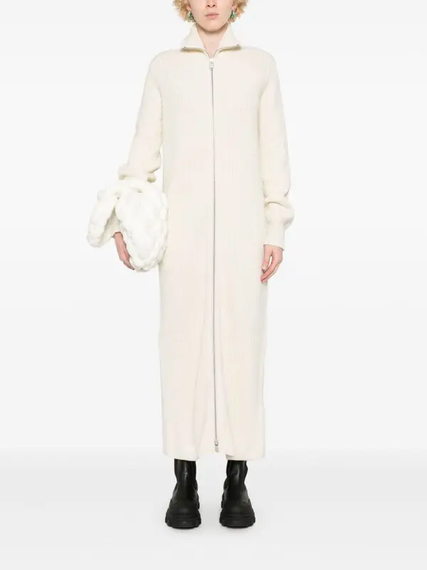 JIL SANDER Ribbed-knit Maxi Dress