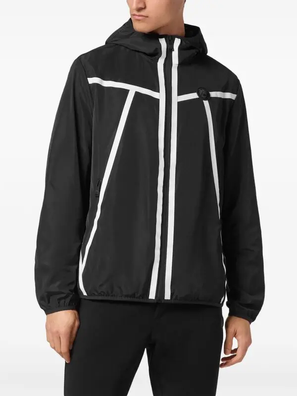 PLEIN SPORT Reflex Hooded Windbreaker