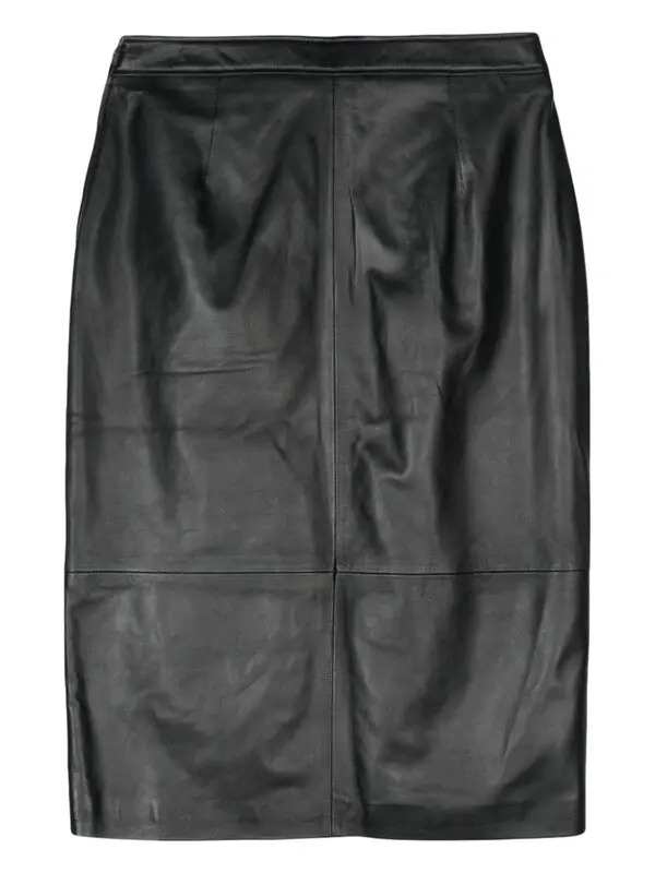ARMA Arkina Mid-length Leather Skirt