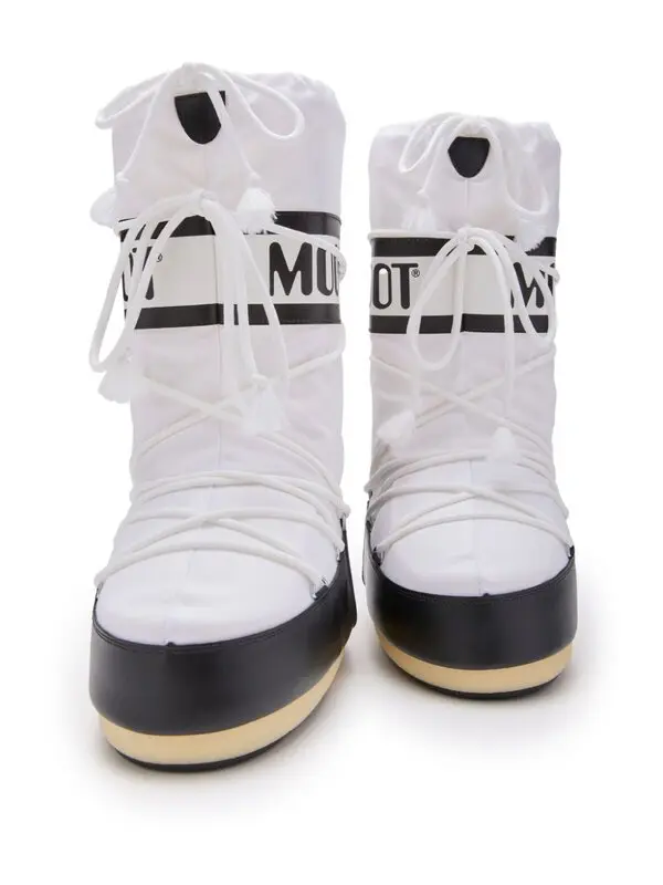 Moon Boot Icon Logo-print Boots - White