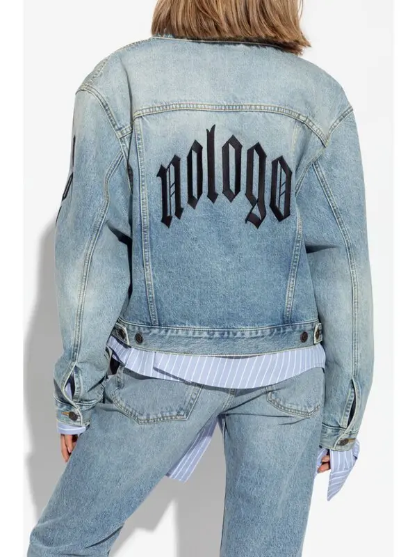 Balenciaga Washed Denim Trucker Jacket