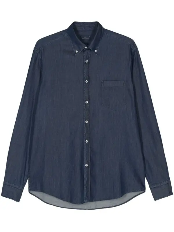 Paul & Shark Cotton Shirt - Blue