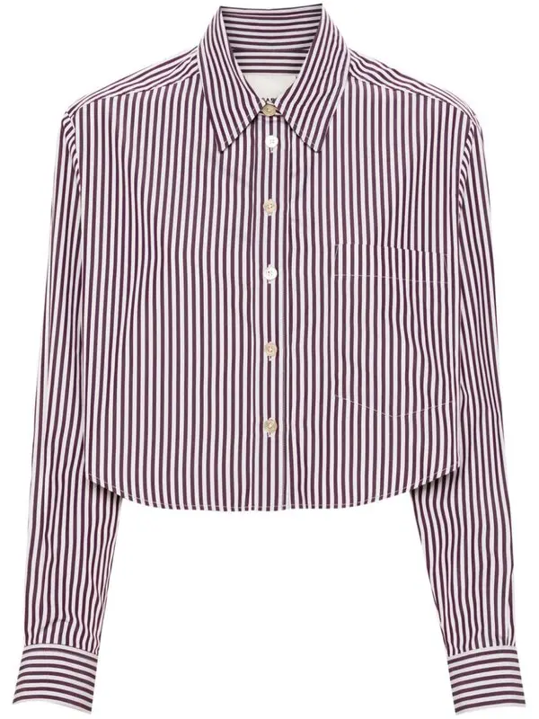 Isabel Marant Étoile Fleora Striped Cotton Poplin Shirt - Neutrals