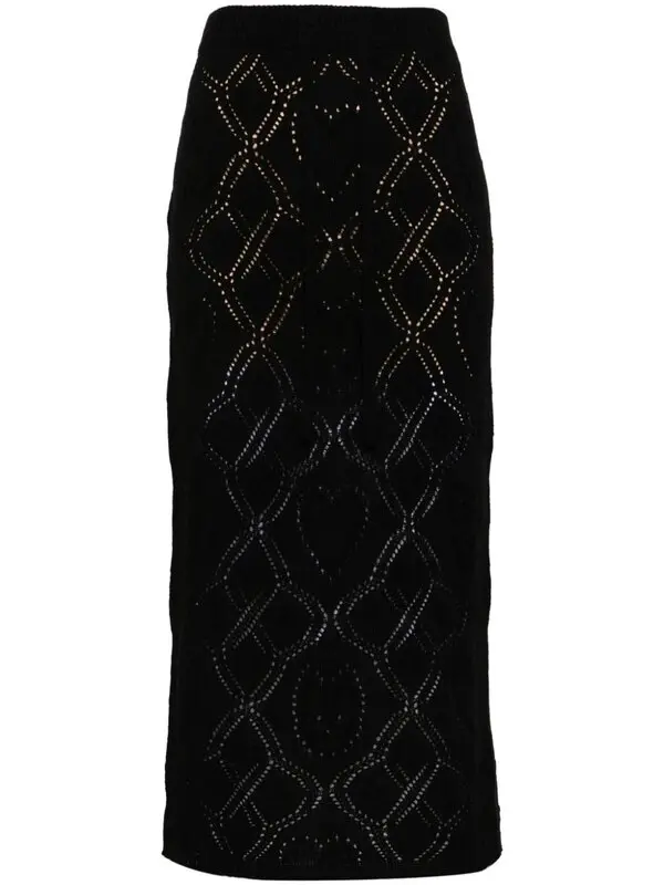 TWINSET Pointelle-knit Skirt