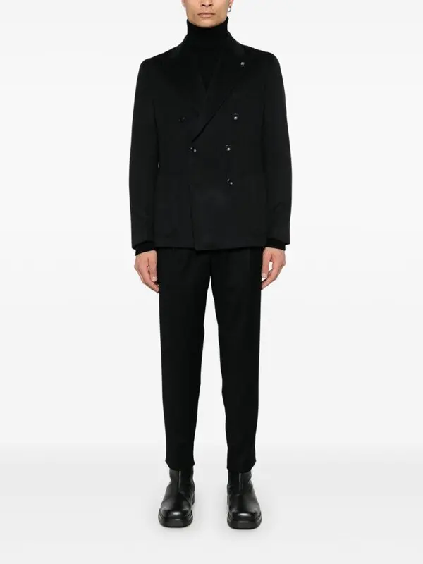 Tagliatore Montecarlo Double-breasted Cashmere Blazer
