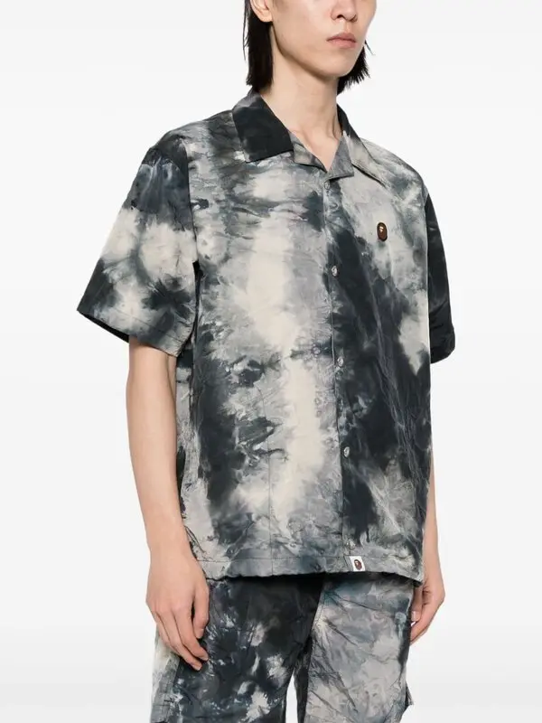 A BATHING APE Tie-dye Short-sleeve Shirt