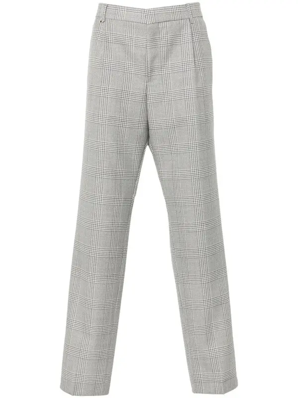 BOSS Tartan-check Trousers