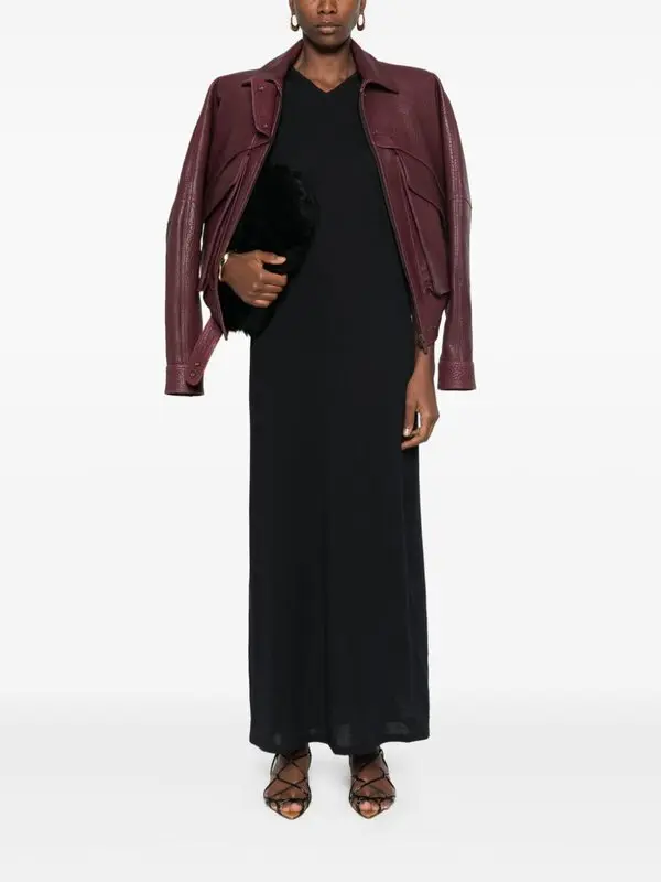 Khaite Vernetta Dress - Black
