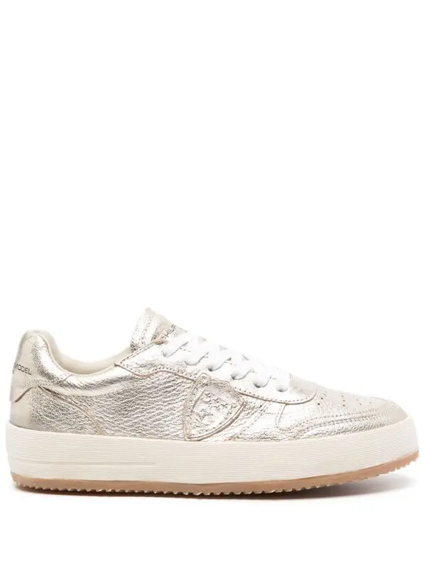 Philippe Model Nice Low Top Sneakers - Gold