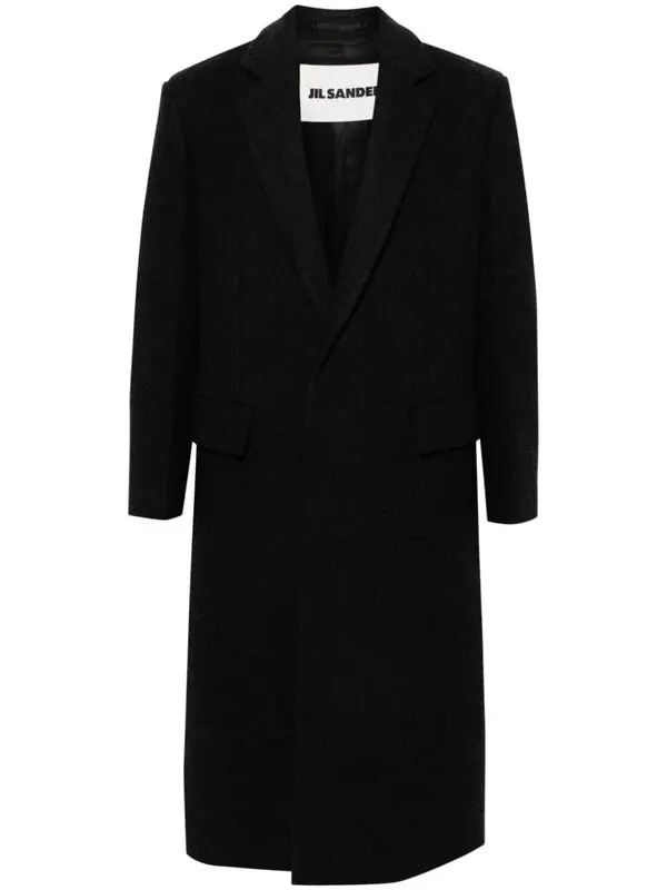 JIL SANDER Wool Coat - Grey