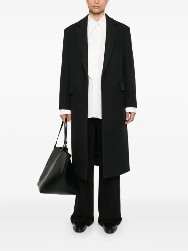 JIL SANDER Wool Coat - Grey