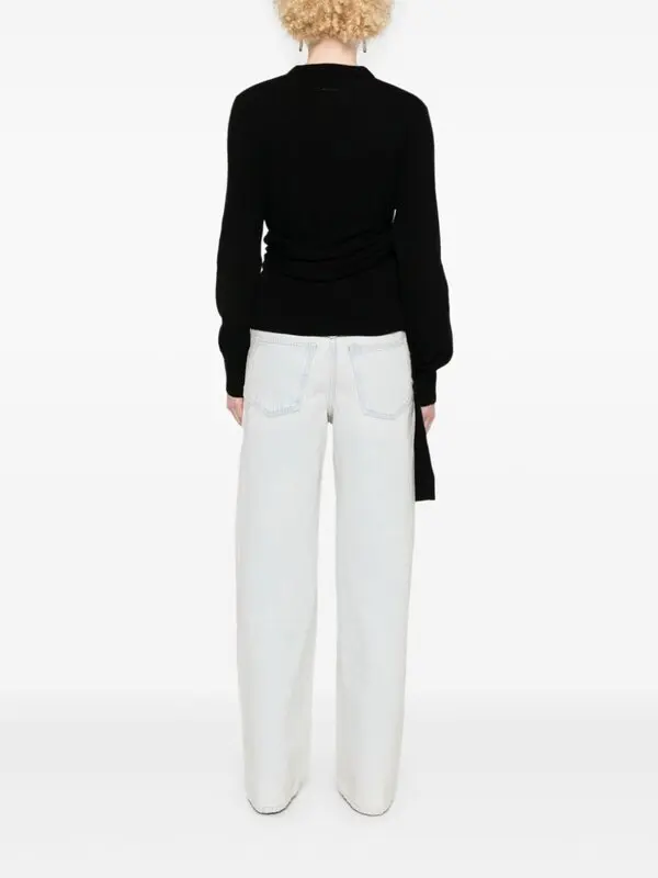 MAISON MARGIELA Single-stitch Logo Sweater - Black