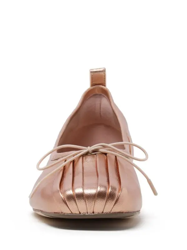 Simone Rocha Pleated Ballerina Shoes - Pink
