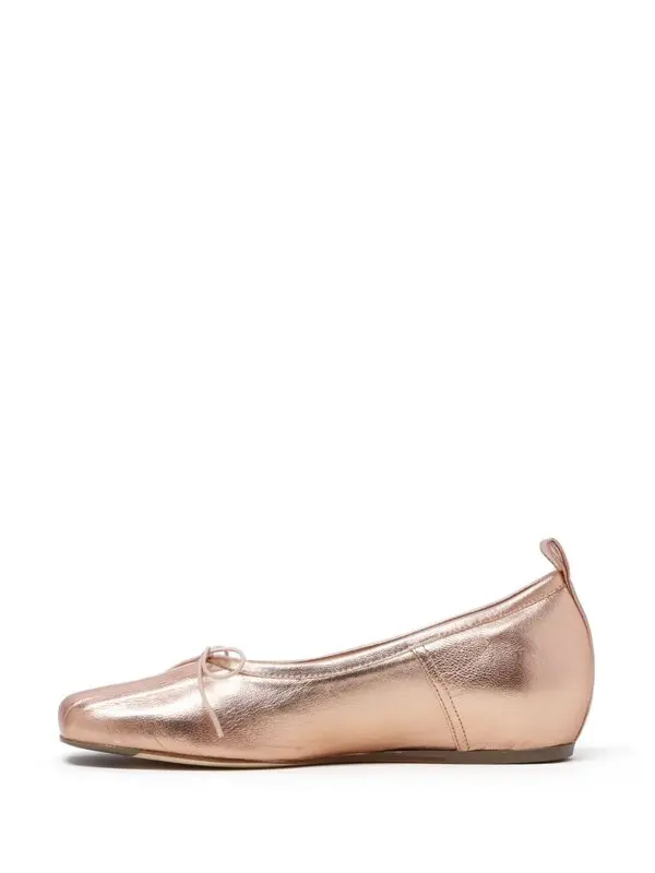 Simone Rocha Pleated Ballerina Shoes - Pink