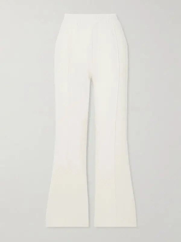 JW Anderson Tech-jersey Flared Track Pants