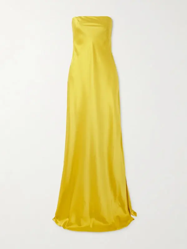 Christopher Esber Filo Strapless Maxi Dress