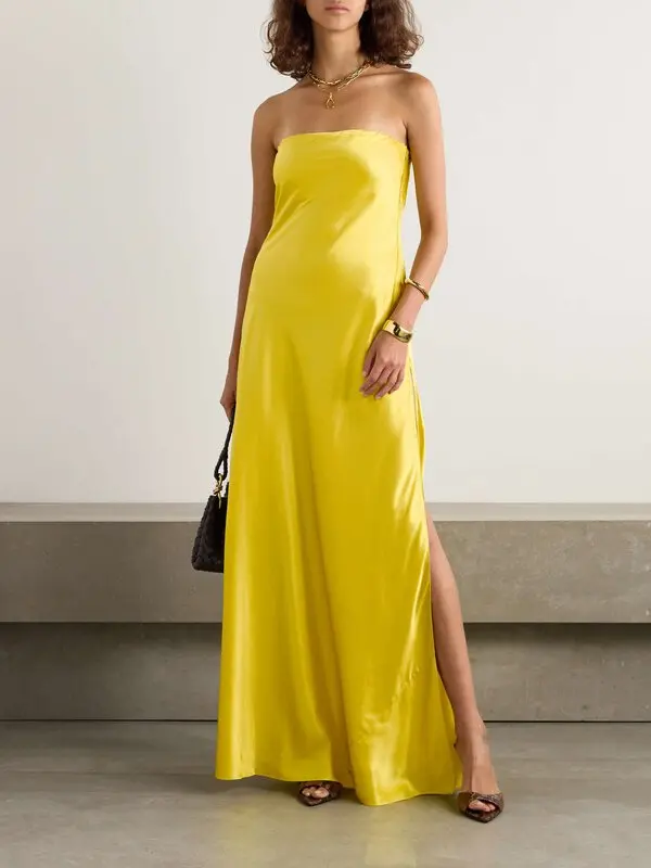 Christopher Esber Filo Strapless Maxi Dress