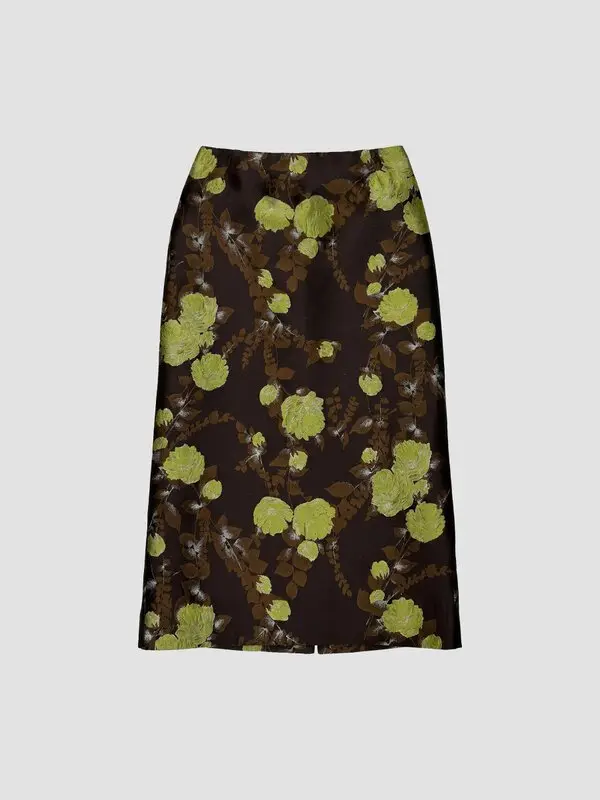 La DoubleJ Pencil Skirt - Devon Brown