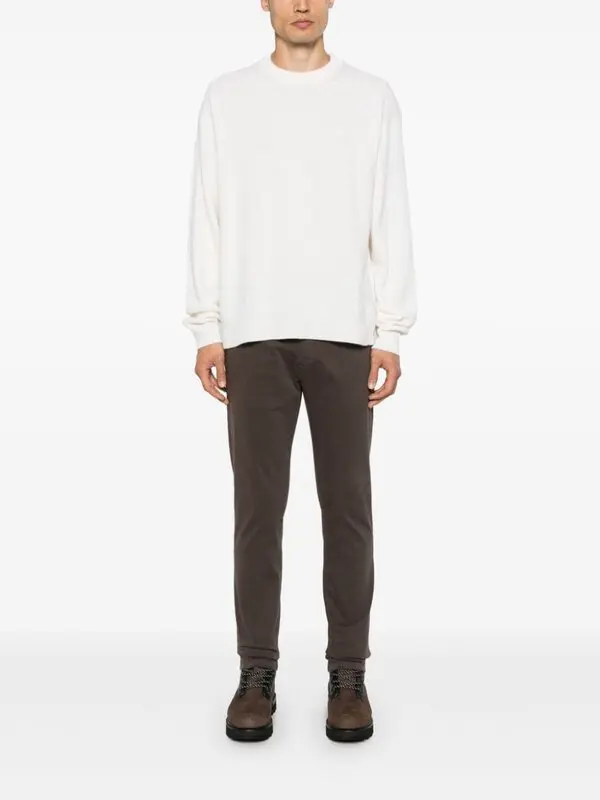 BRIGLIA 1949 Cotton Chino Trousers - Brown