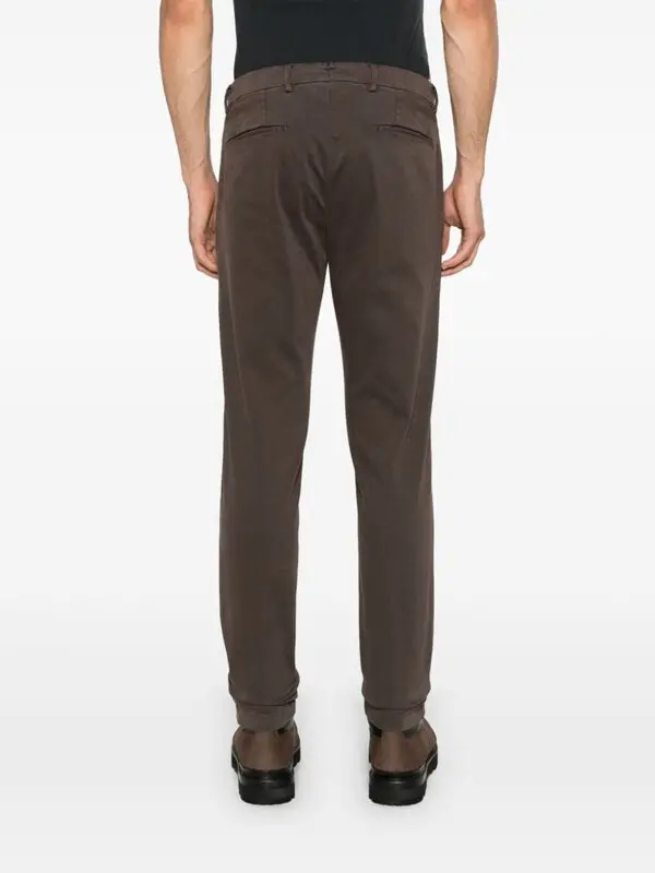 BRIGLIA 1949 Cotton Chino Trousers - Brown