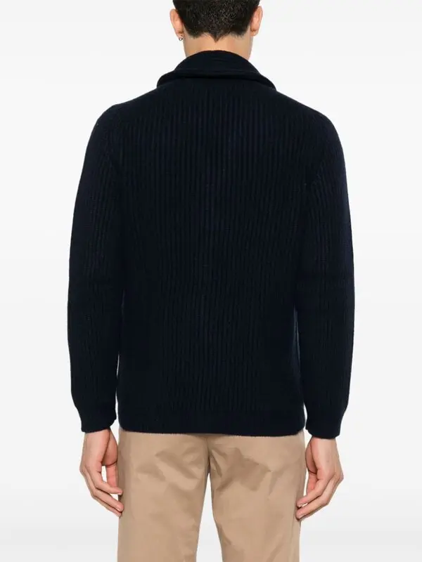 Fedeli Terminillo Cashmere Cardigan - Blue