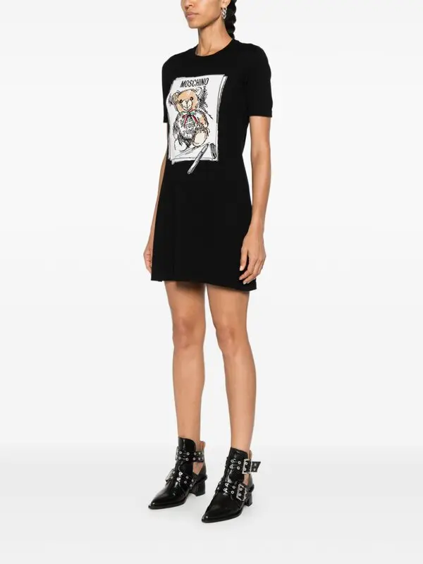 Moschino Teddy Bear T-shirt Dress