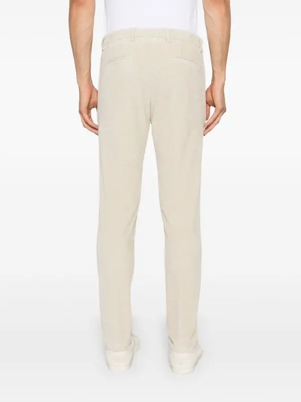 BRIGLIA 1949 Corduroy Slim Fit Chino Trousers - Neutrals