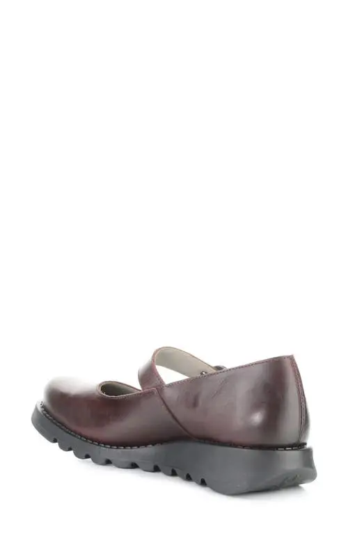 Fly London Samp Mary Jane Loafer - Wine