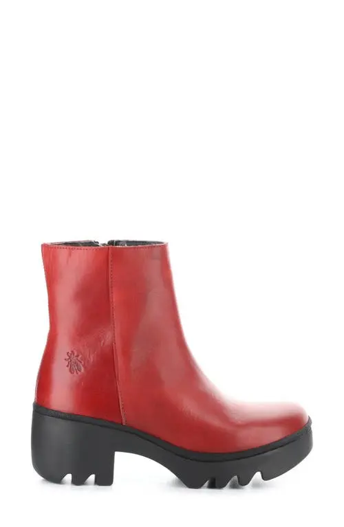 Fly London Toor Platform Bootie - Red Rug