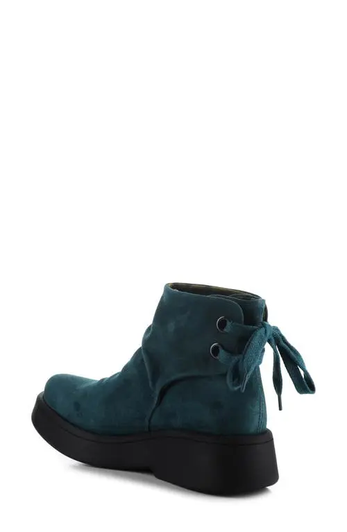 Fly London Mebs Bootie - 002 Petrol Oil Suede