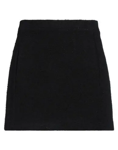 Pinko Mini Bouclé Flared Skirt - Black