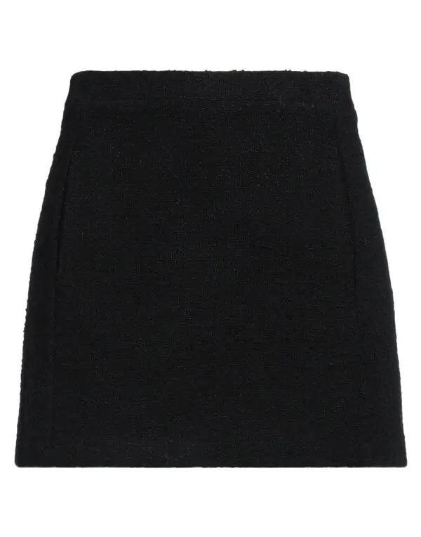 Pinko Mini Bouclé Flared Skirt - Black