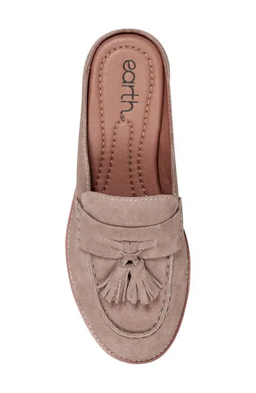 EARTH® Everett Tassel Mule - Dark Beige