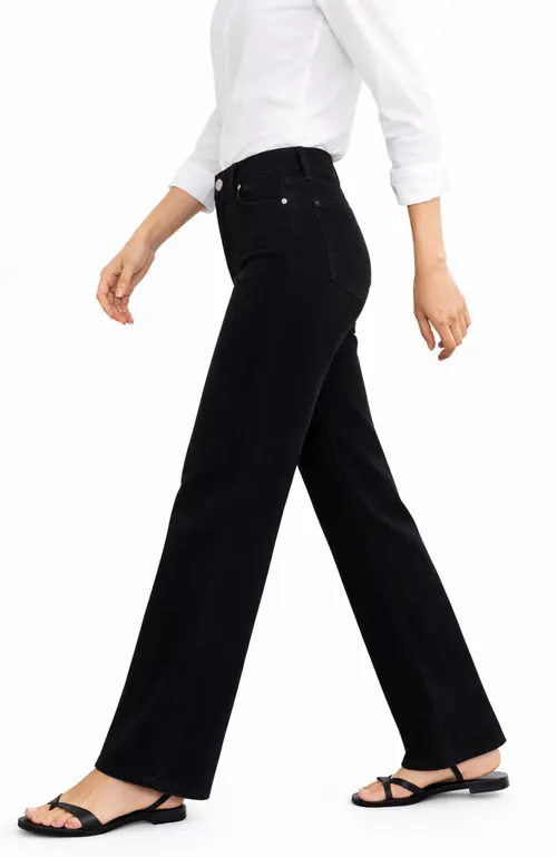 Fidelity Denim Katie High Rise Classic Flare Jeans - Jett