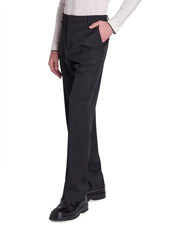 Jacquemus Wool Crease-front Pants