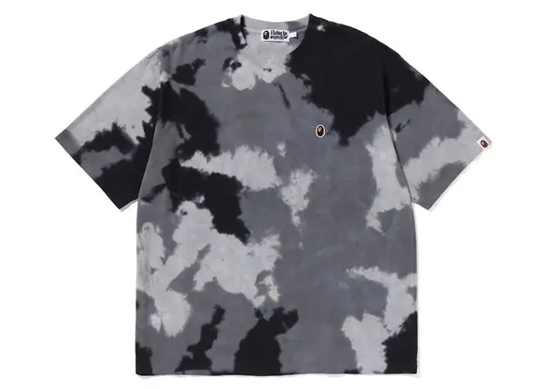 A BATHING APE Chusen One Point Relaxed Fit Tee Shirt - Black