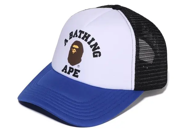 A BATHING APE College Mesh Cap - Black