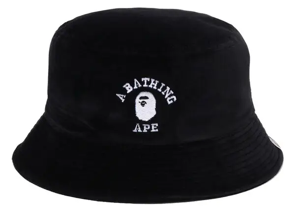 A BATHING APE One Point Bucket Hat - Black