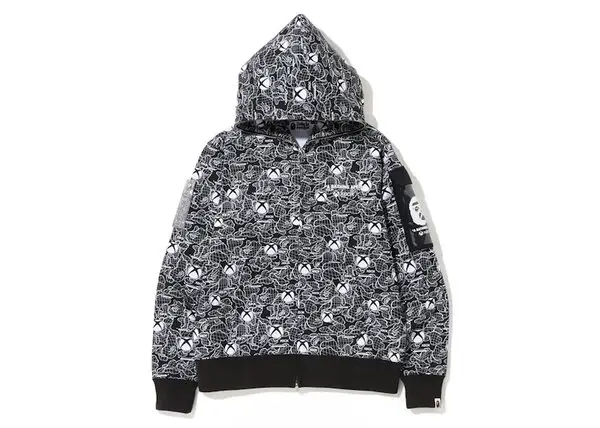 A BATHING APE X Xbox Camo Full Zip Hoodie