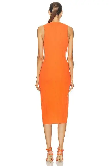 L'Agence Domino Sleeveless Knit Dress