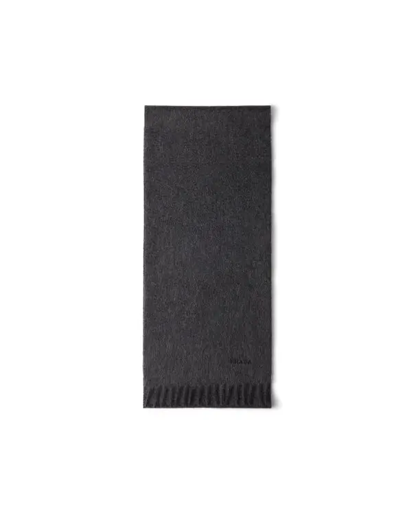 Prada Cashmere Scarf - Grey