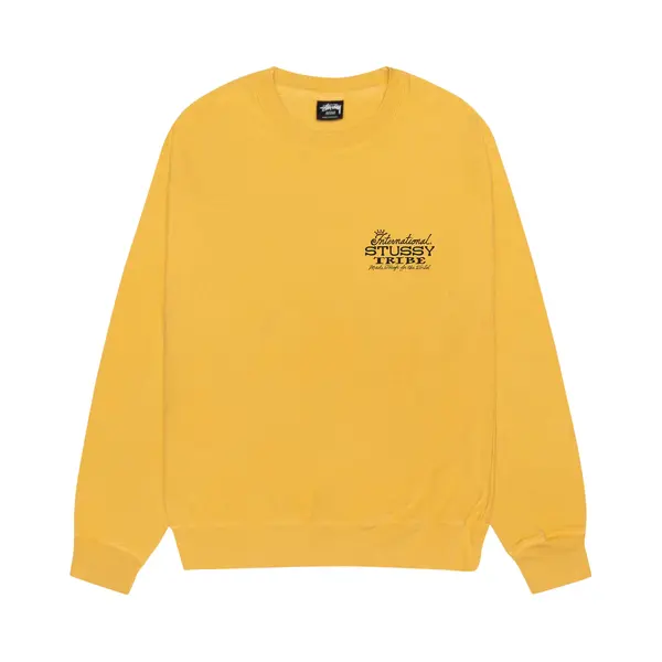 StÜssy Ist Crew Pigment Dyed 'honey - Yellow