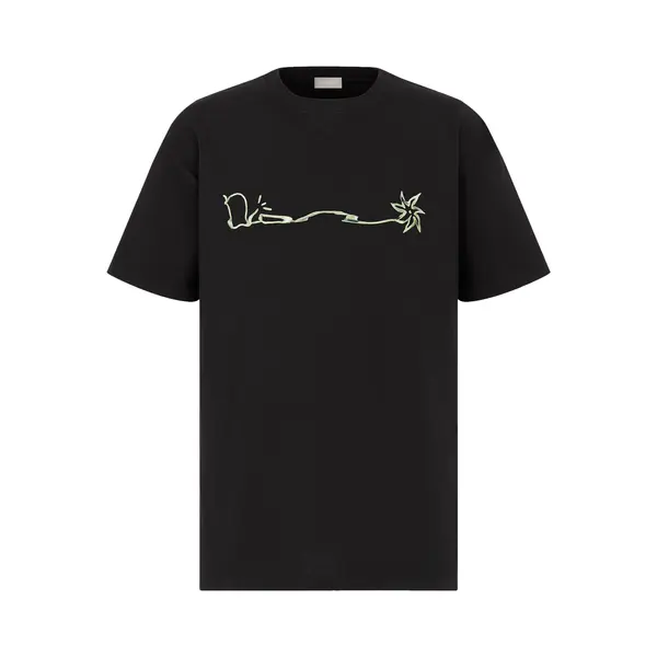 Dior X Cactus Jack Oversized T-shirt - Black