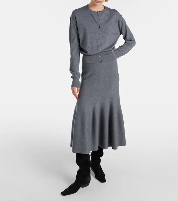 Khaite Jackie Wool Cardigan