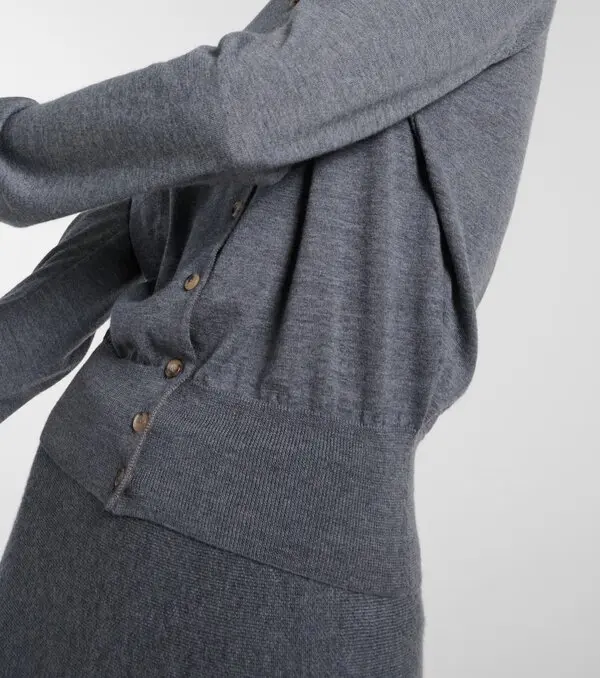 Khaite Jackie Wool Cardigan