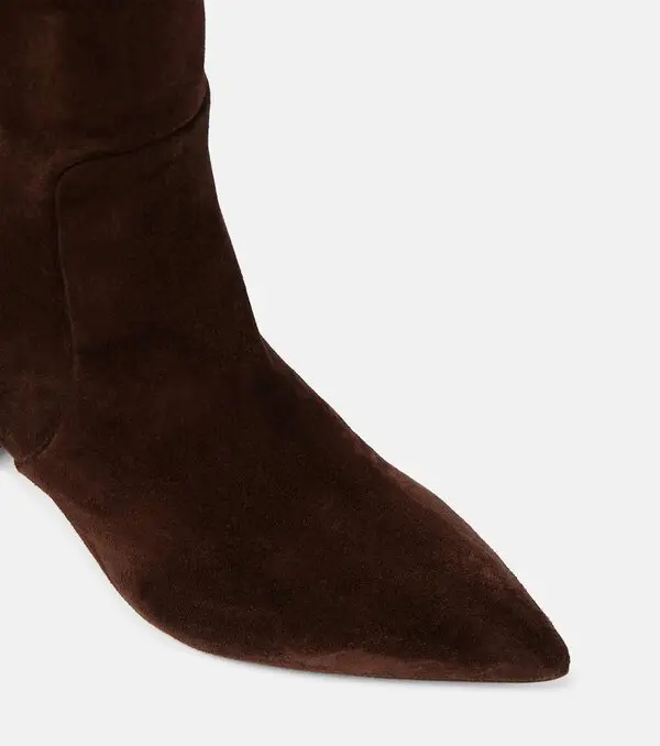 Paris Texas Anja 70 Suede Knee-high Boots - Brown